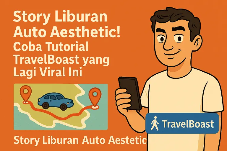 Story Liburan Auto Aesthetic! Coba Tutorial TravelBoast yang Lagi Viral ...